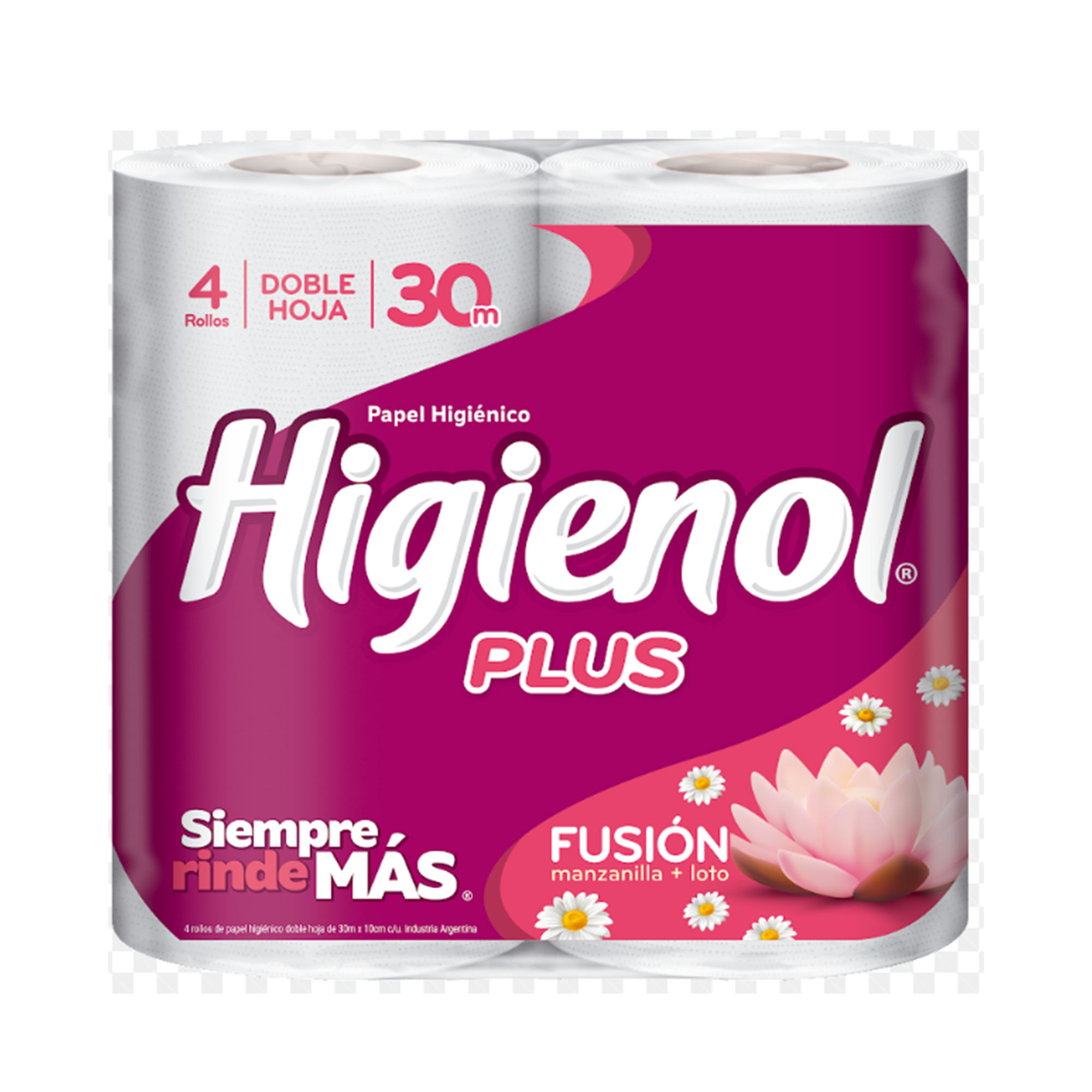Papel Higienico Doble Hoja Higienol Plus X4 30 Mts Carrefour
