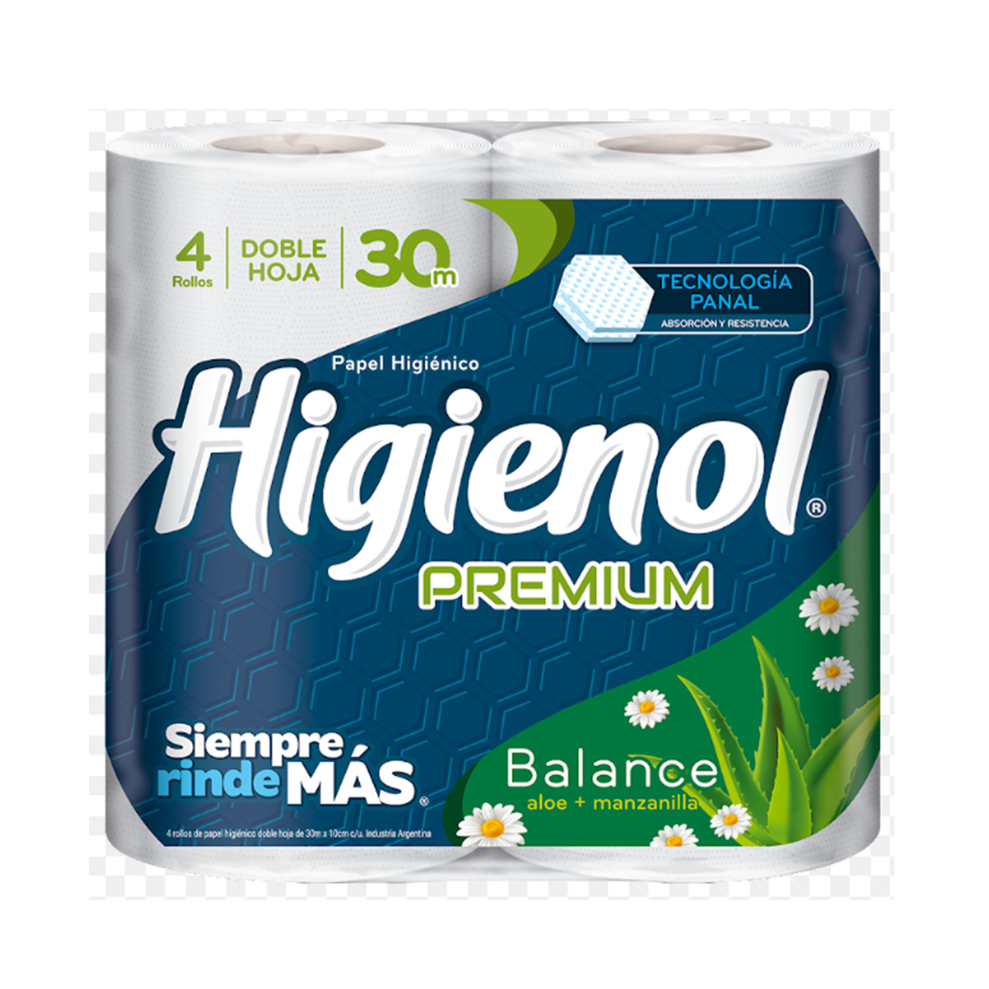 Papel Higienico Doble Hoja Higienol Balance X4 30 Mts Carrefour