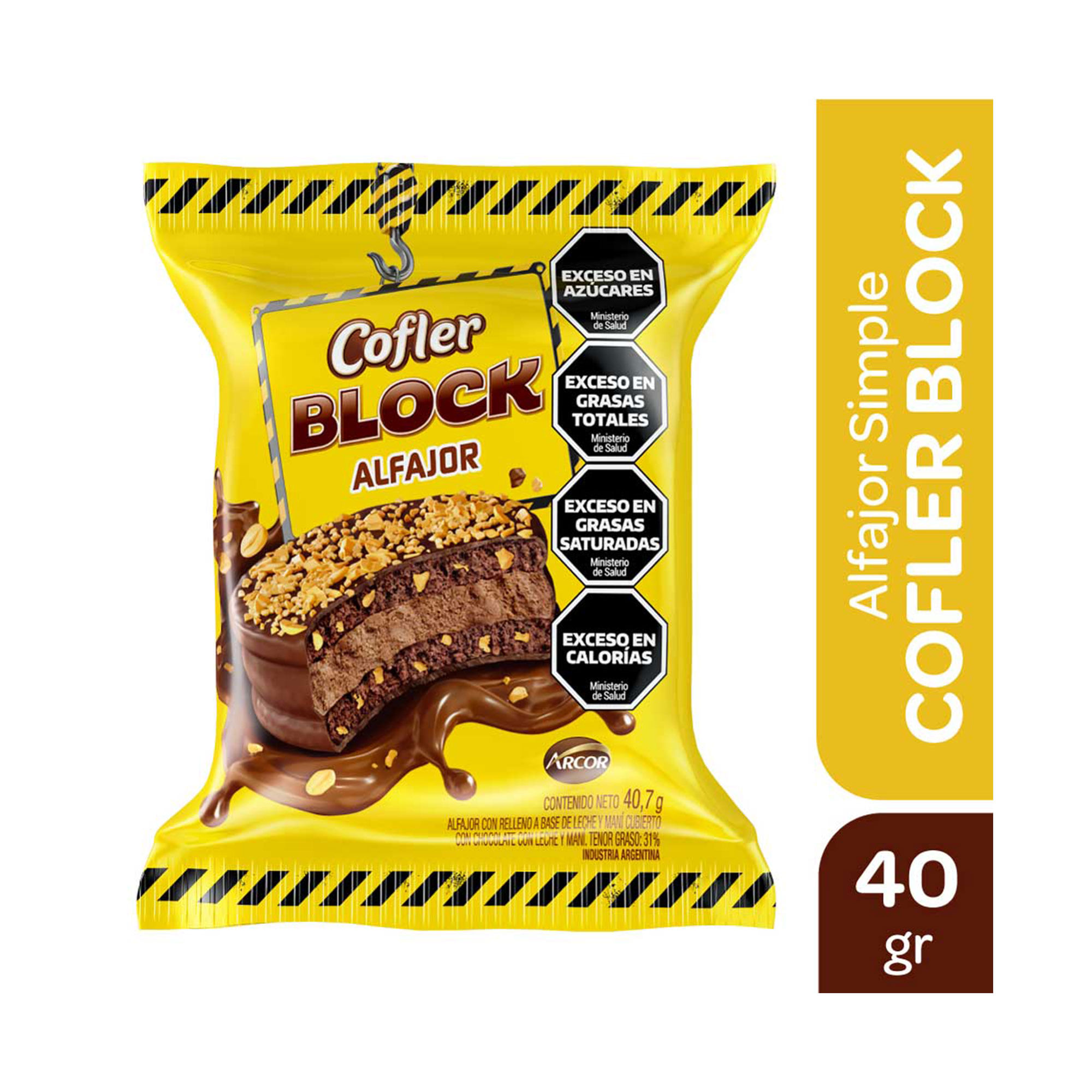 Alfajor simple Block 40.7 g. - Carrefour