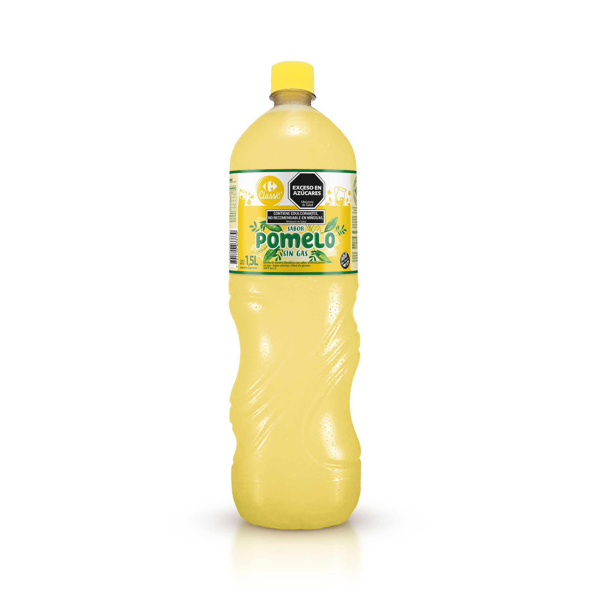 Agua saborizada de pomelo Carrefour Classic sin gas 1,5 lts - Carrefour