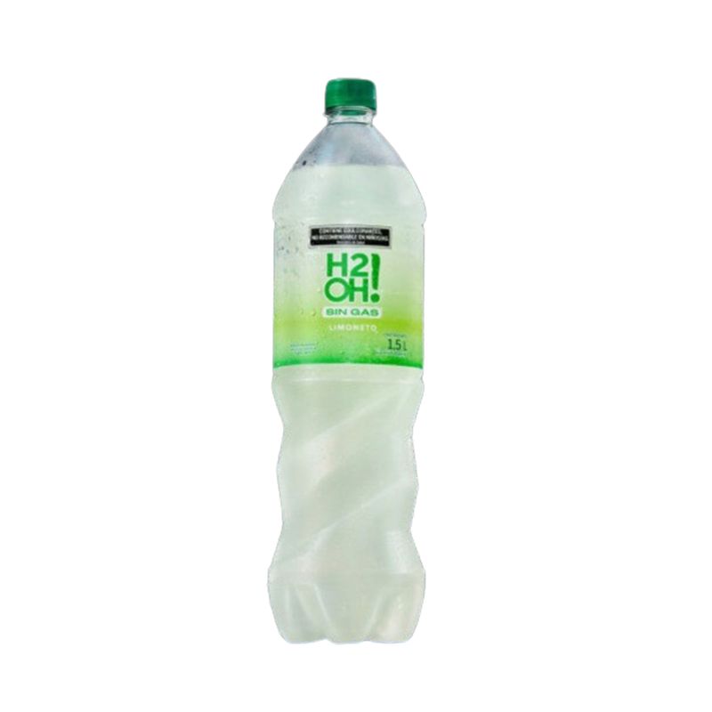 Agua saborizada de limón H2OH sin gas 1,5 lts - Carrefour
