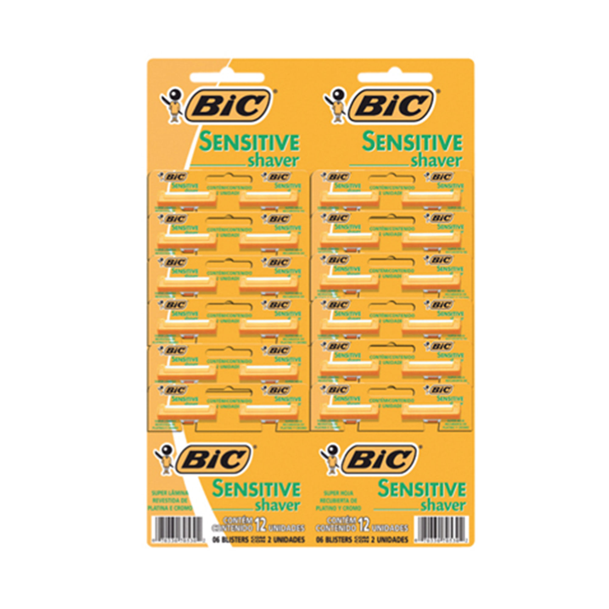 Máquina de afeitar Bic sensitive shaver 12 uni - Carrefour