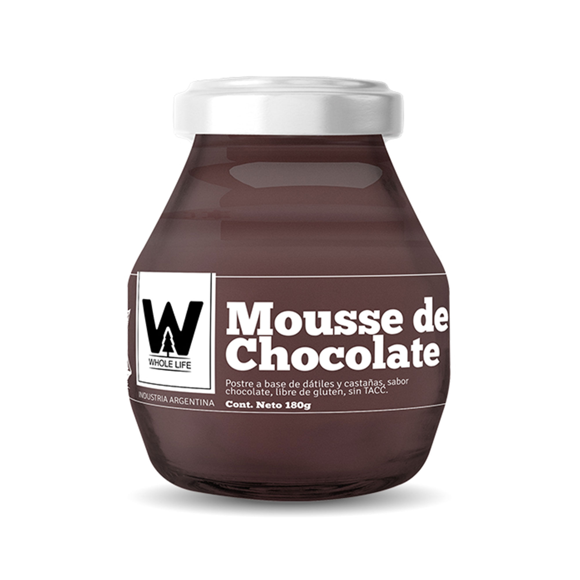 Mouse de chocolate Whole life 180 g. - Carrefour