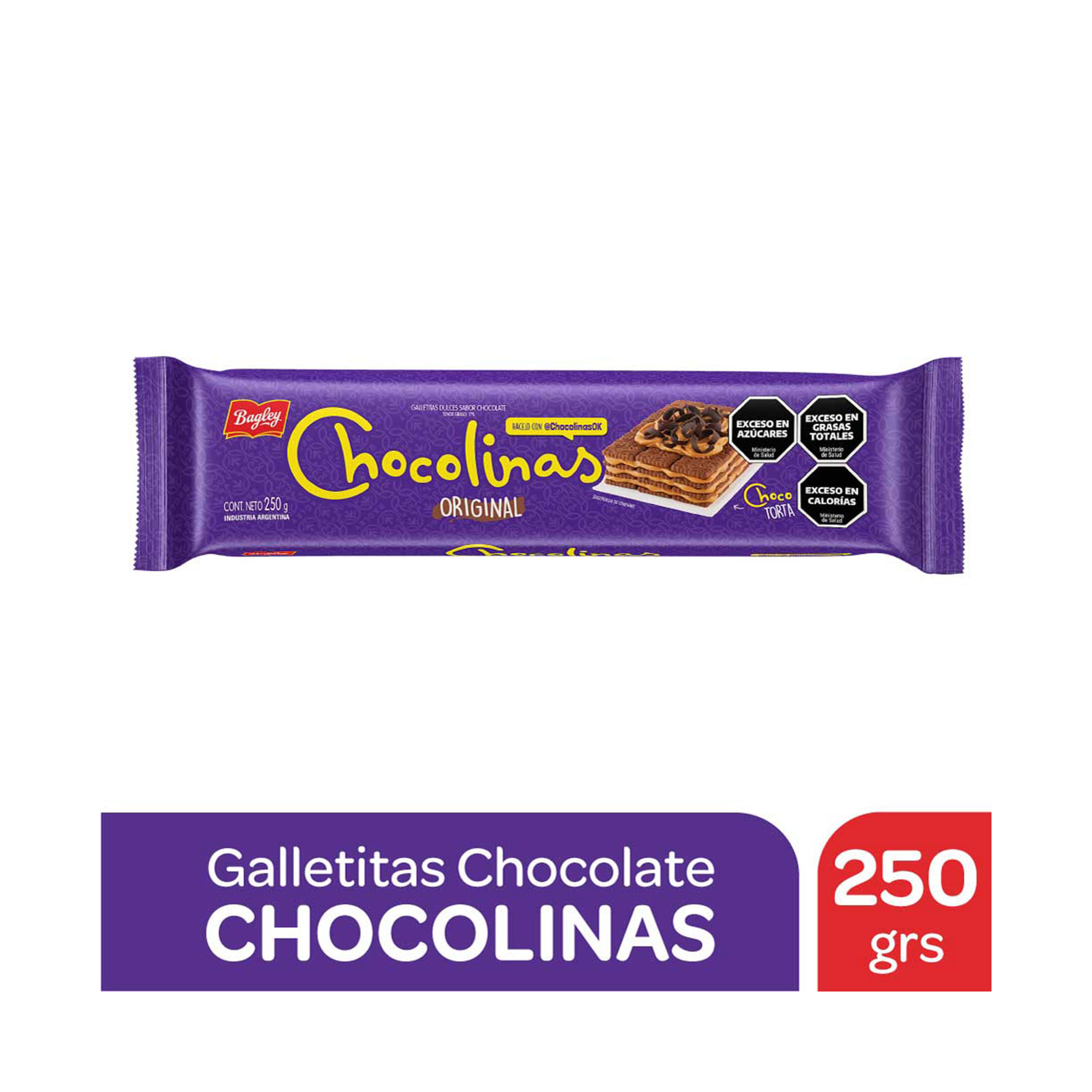 Galletitas Chocolina de chocolate 250 g. - Carrefour