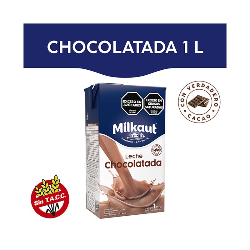 Leche chocolatada UAT Milkaut tetra 1 lt. - Carrefour