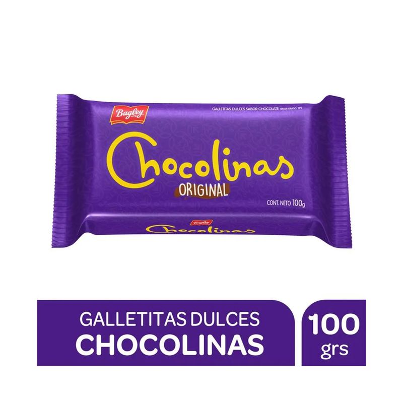 Galletitas Chocolinas de chocolate 100 g. - Carrefour