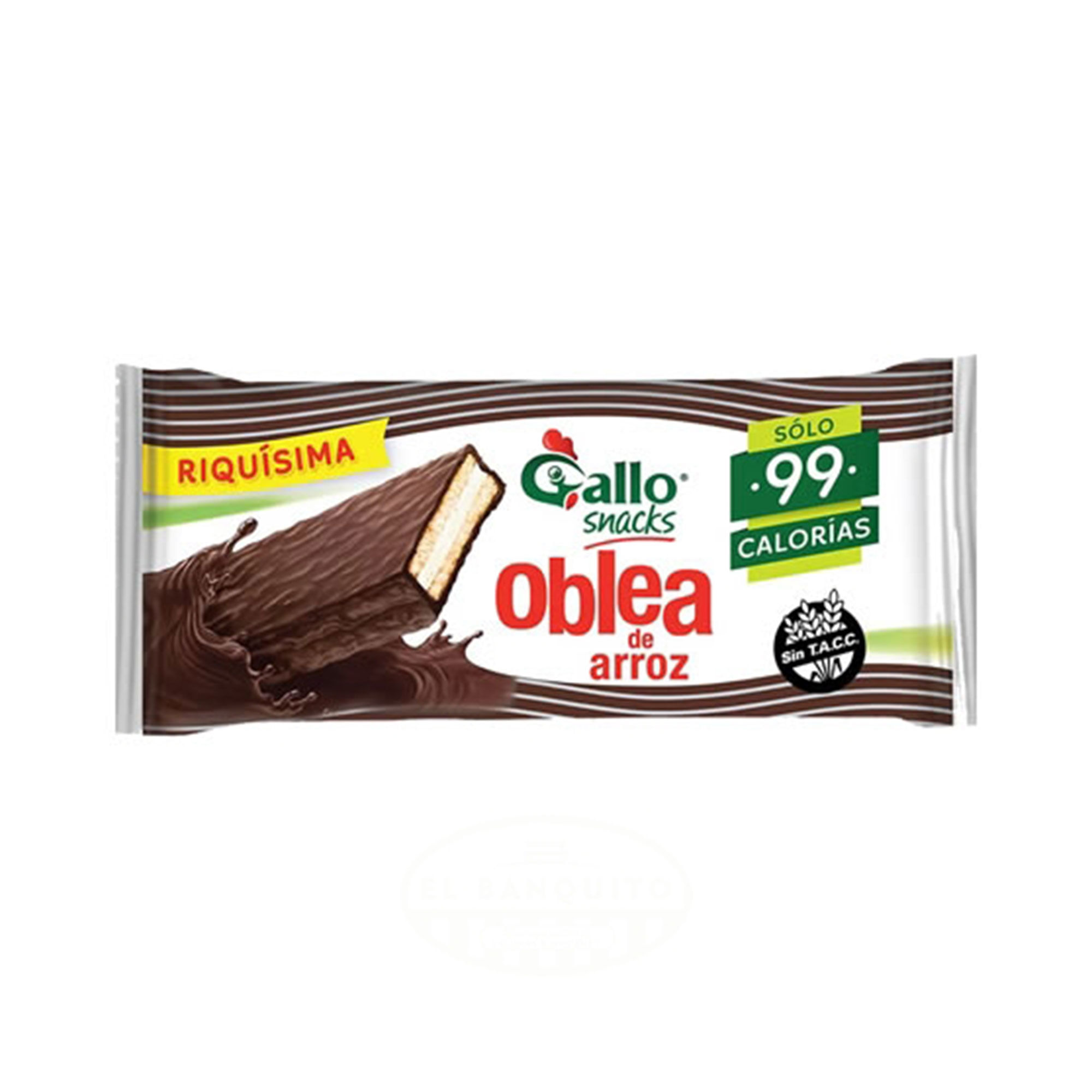 Oblea de chocolate y arroz Gallo 20 g. - Carrefour
