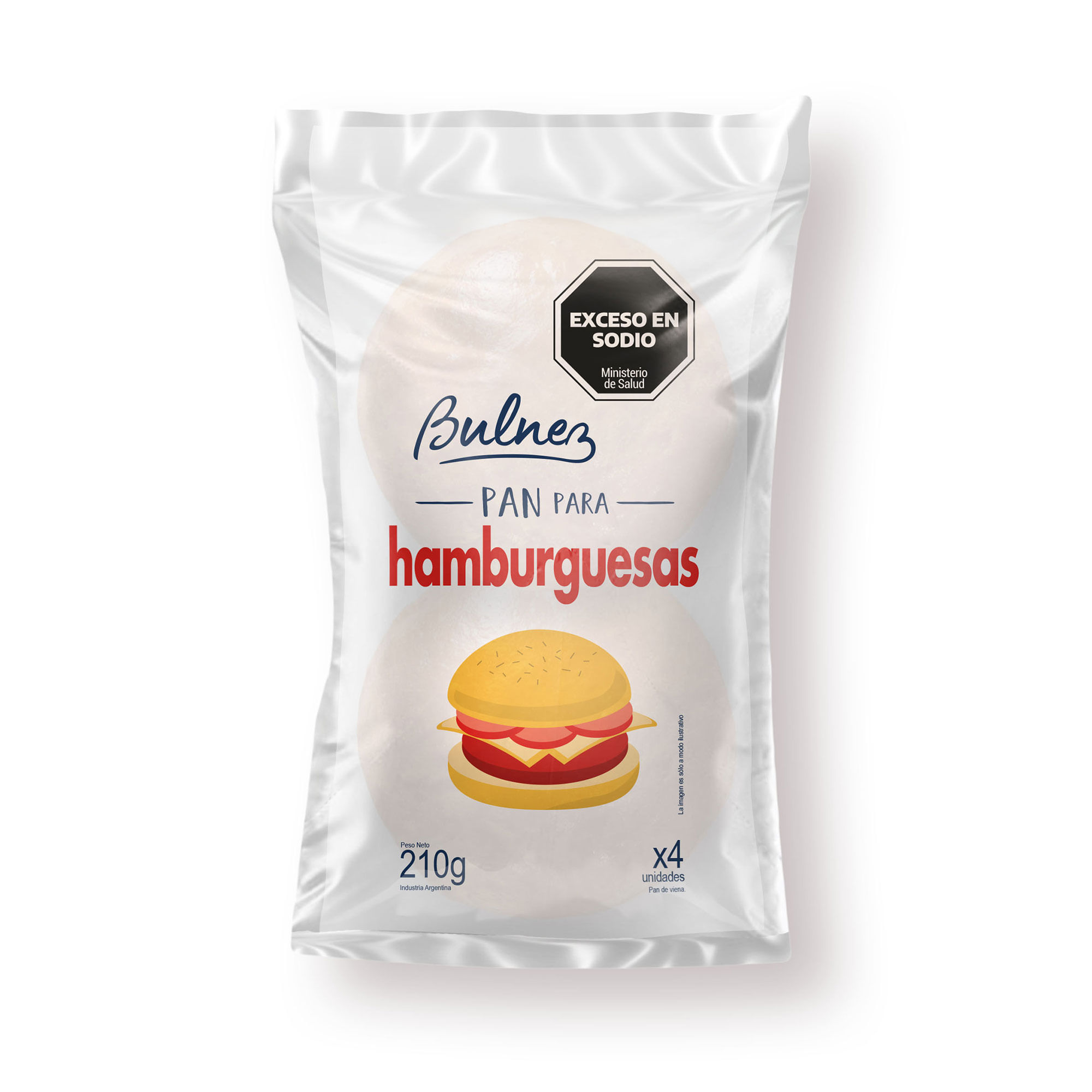 Pan para hamburguesa Bulnez 210 g. - Carrefour