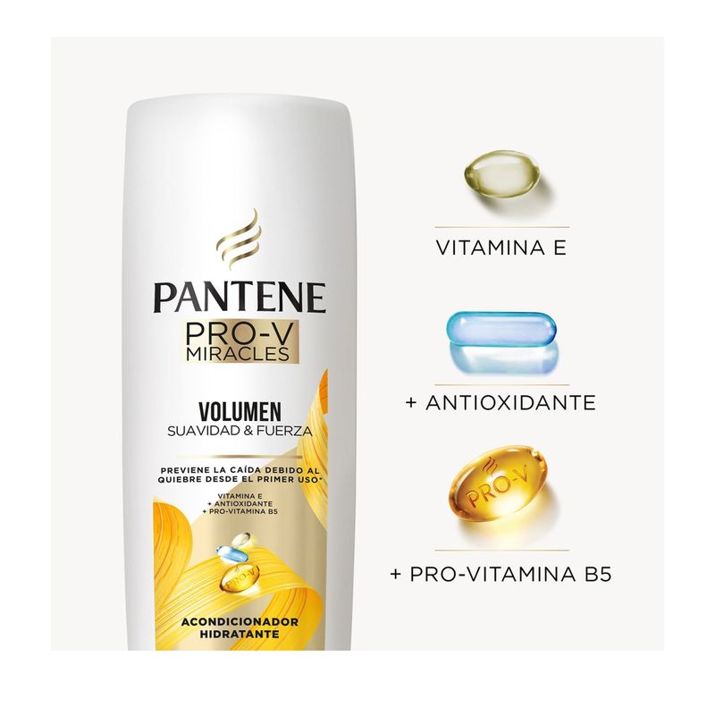 Acondicionador Pantene Prov Miracles Volumen 400 Cc Carrefour