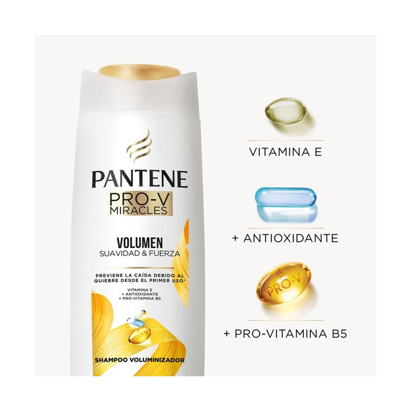 Shampoo Pantene Prov Miracles Volumen 400 Cc Carrefour