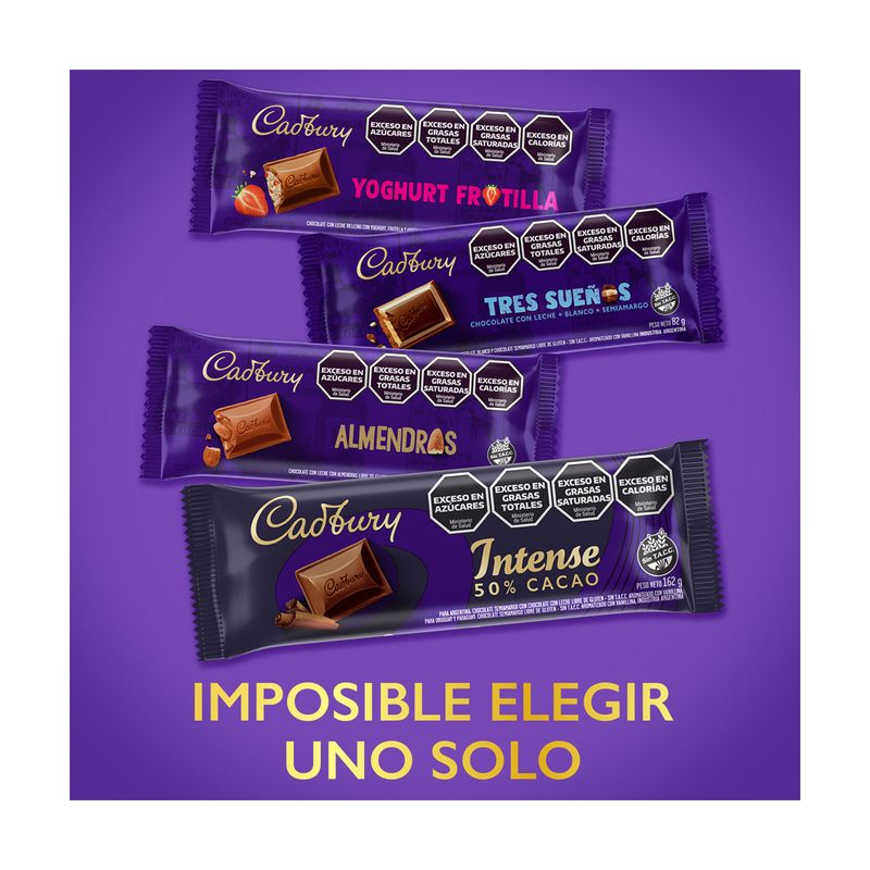 Chocolate Cadbury frutilla relleno yoghurt 82 g. - Carrefour