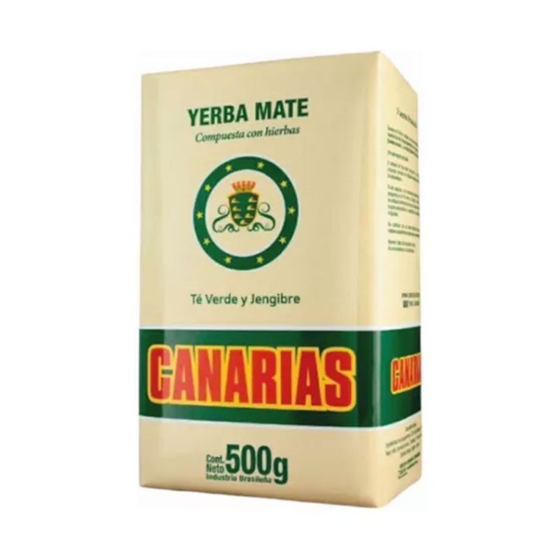 Yerba sin palo Canarias té verde y jengibre 500 g. - Carrefour