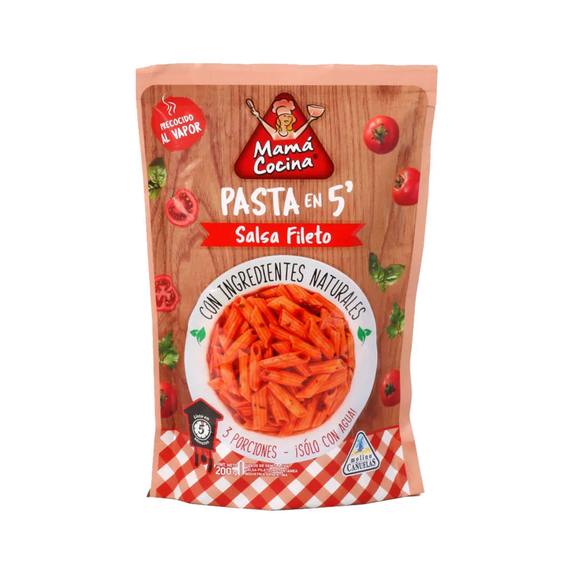 Pasta salsa filetto instantanea Mamá Cocina 180 g. - Carrefour