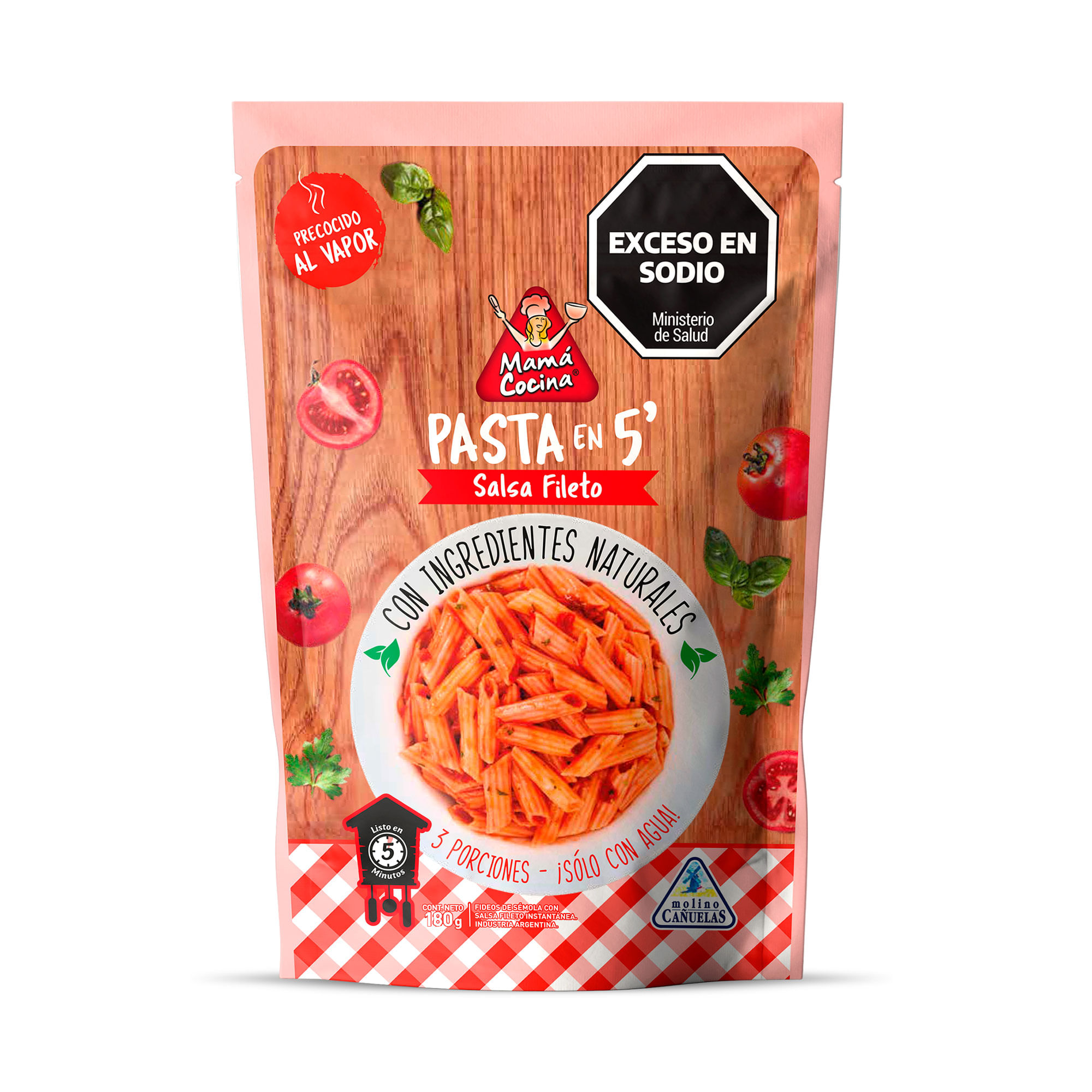 Pasta salsa filetto instantanea Mamá Cocina 180 g. - Carrefour