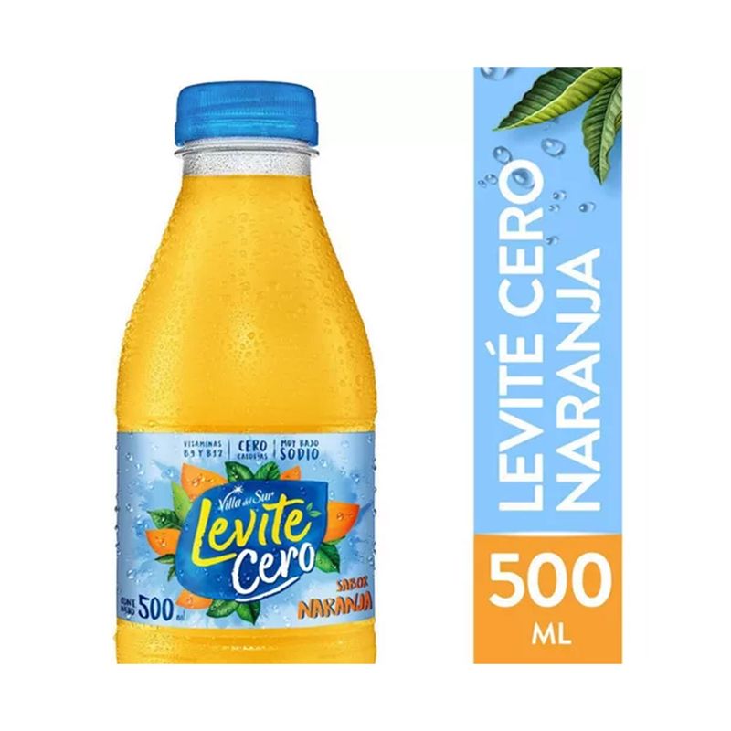 Agua saborizada de naranja Levité cero sin gas 500 ml - Carrefour