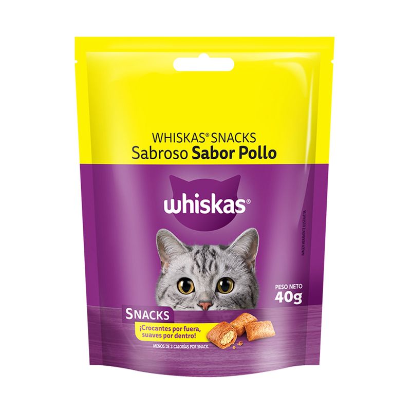 Snack para gato Whiskas pollo 40 grs - Carrefour