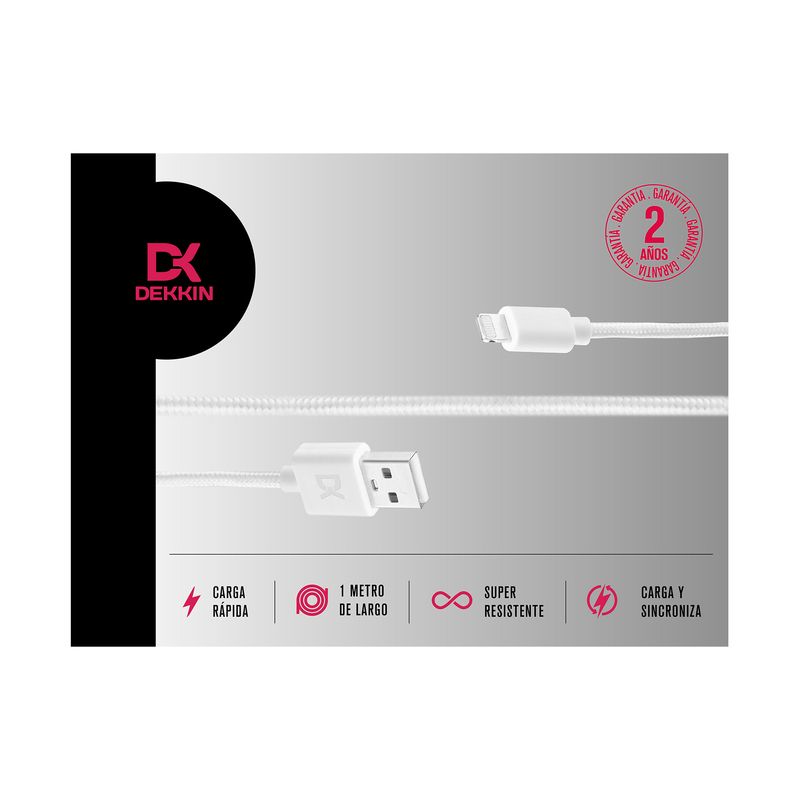 Kit Dekkin cargador + cable lighting - Carrefour