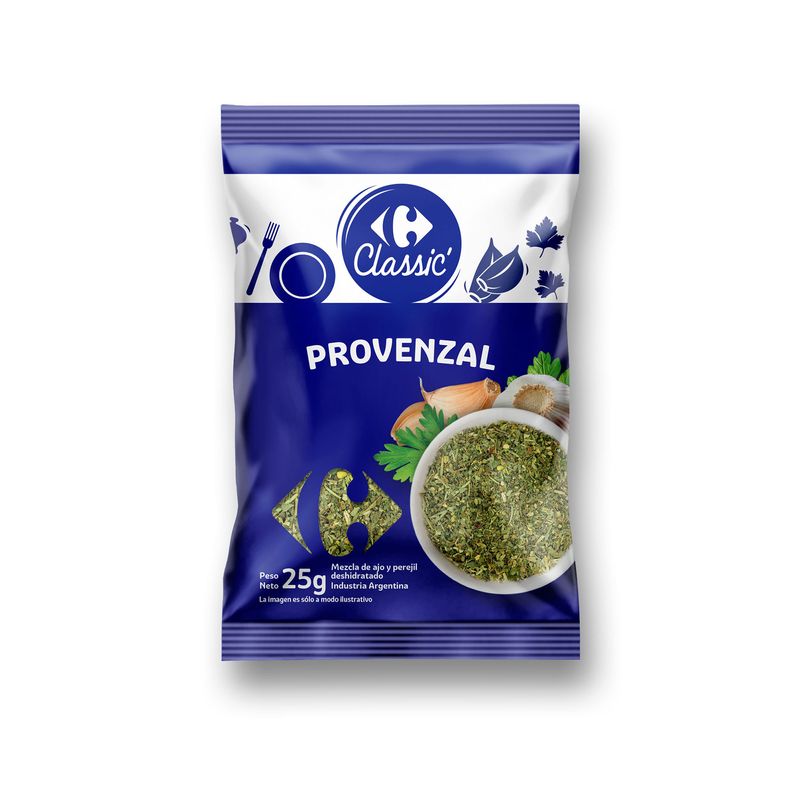 Condimento provenzal Carrefour Classic en sobre 25 g. - Carrefour