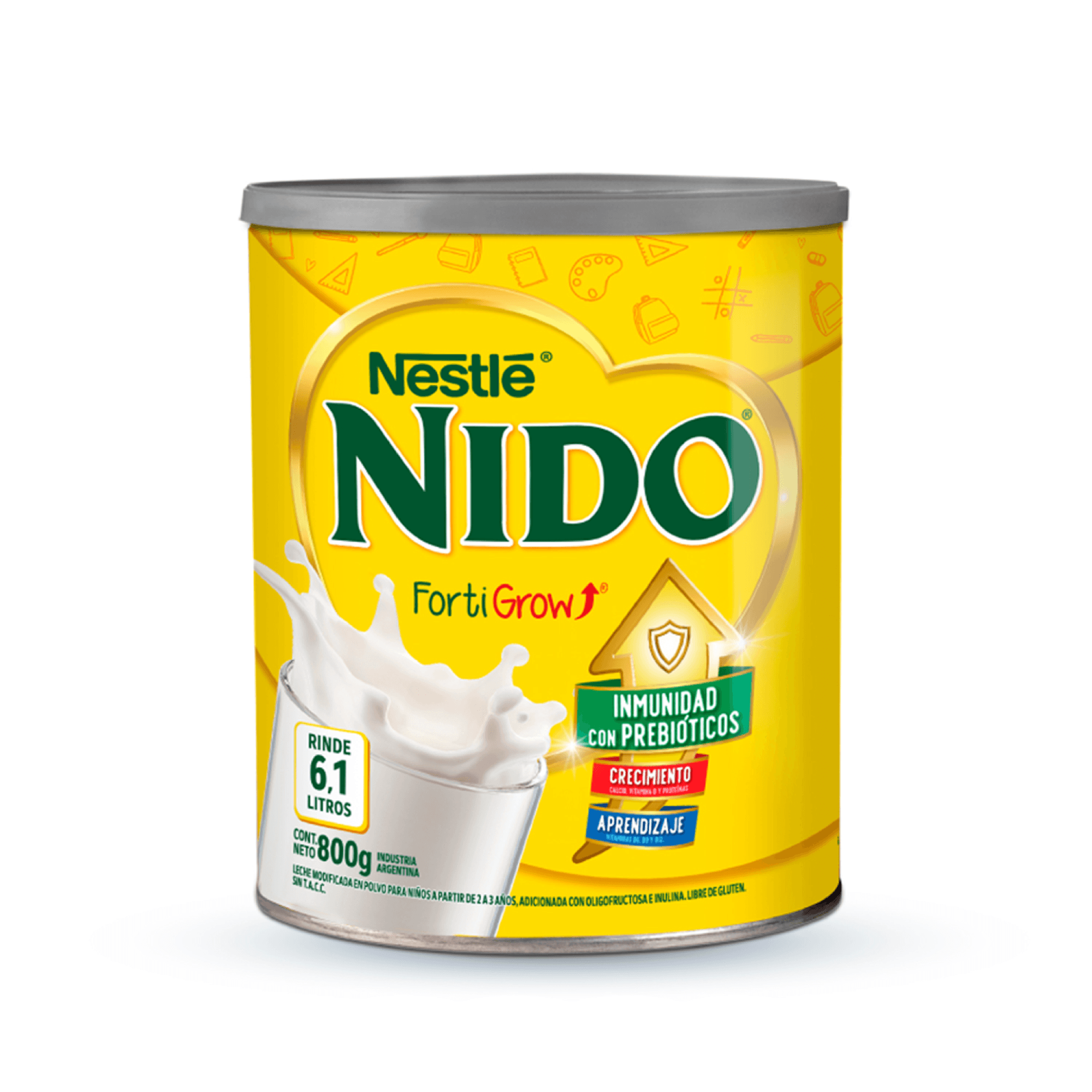 Leche En Polvo Nido Fortigrow 800 G Carrefour