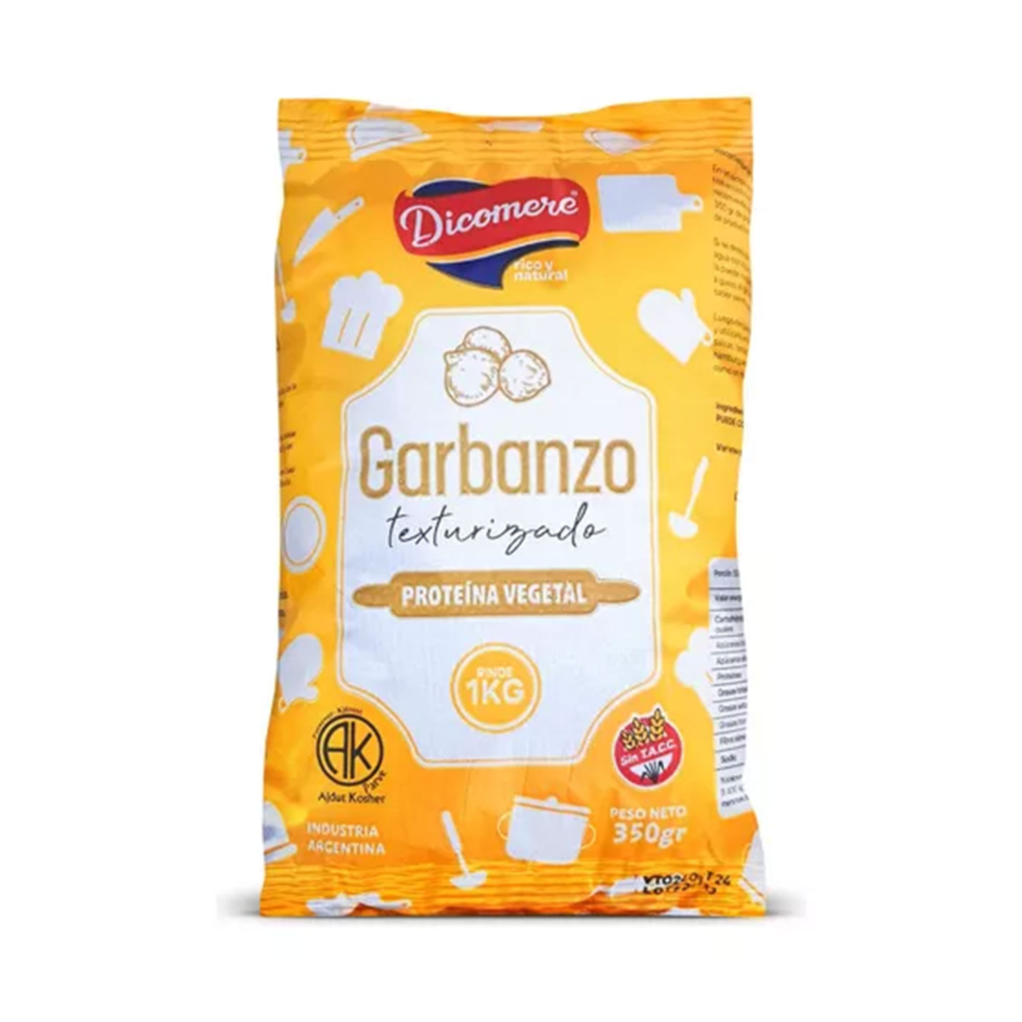 Garbanzo texturizado Dicore sin gluten 350 g. - Carrefour