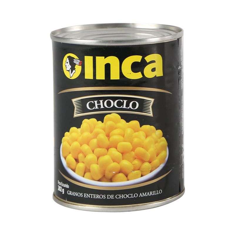 Choclo en granos amarillo Inca en lata 350 g. - Carrefour