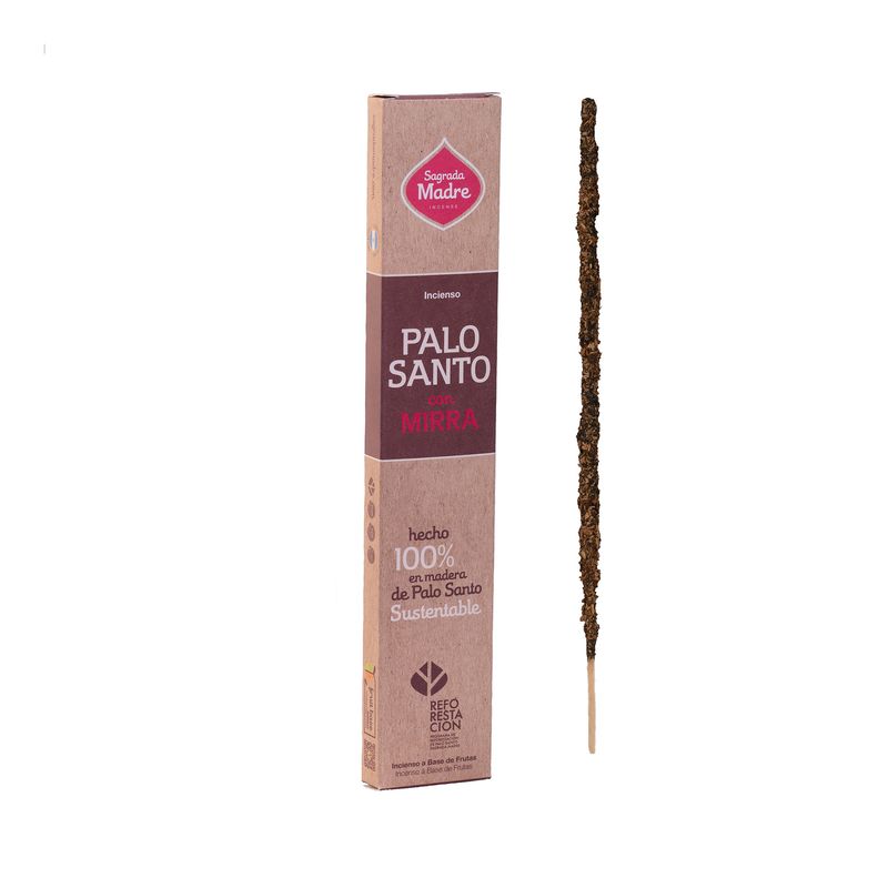Sahumerio Sagrada Madre palo santo con mirra - Carrefour
