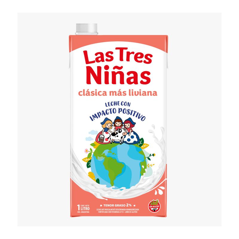 Leche liviana UAT Las tres niñas 2 fortificada 1 lt. - Carrefour