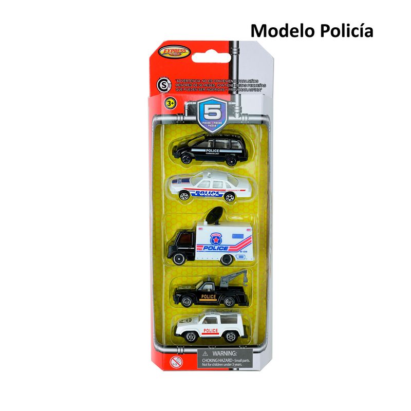 Express Wheels set 5 autitos (Modelos Surtidos) - Carrefour