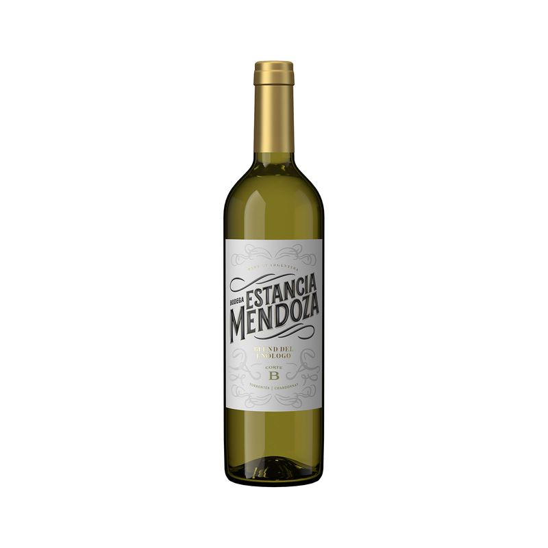 Vino blanco Torrontés Chardonnay Estancia Mendoza 750 ml - Carrefour