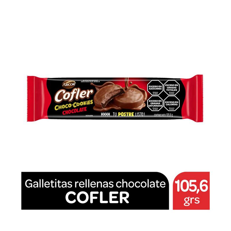 Galletitas de chocolate cookies Cofler 105.6 g. - Carrefour