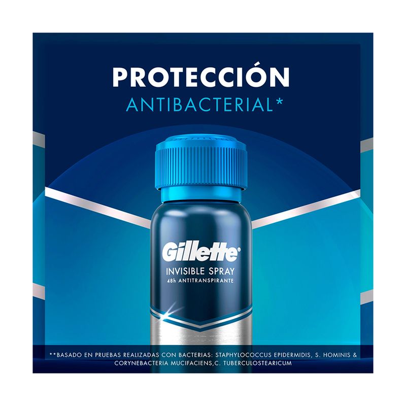 Antitranspirante en spray Gillette antibacterial 93 g. - Carrefour