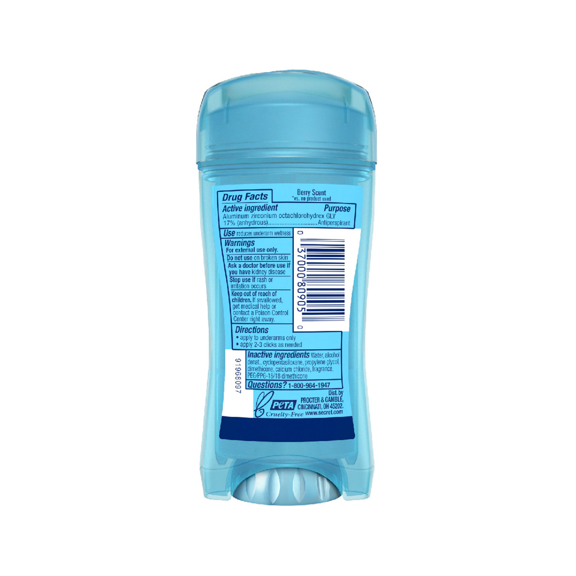 Antitranspirante Secret refreshing berry 73 g. - Carrefour