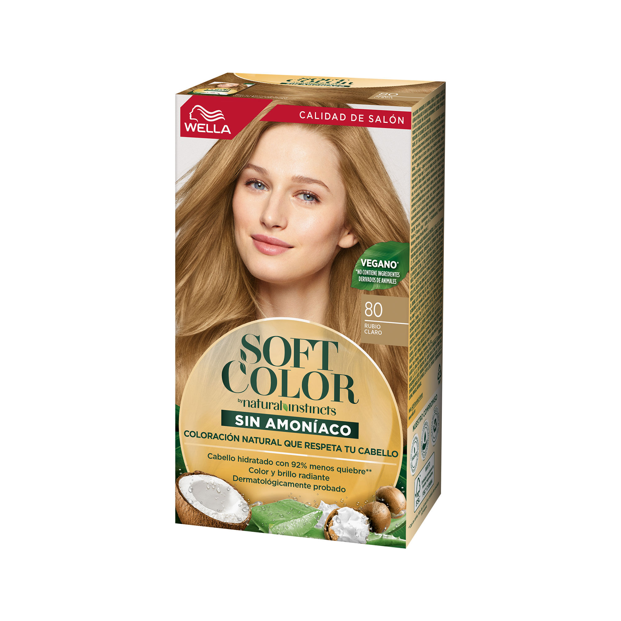 Tintura permanente Soft Color rubio claro 80 1 u.