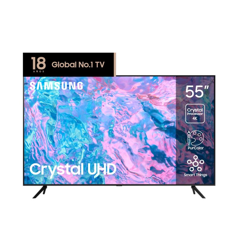 Smart tv 55" Samsung 4k un55cu7000gczb - Carrefour