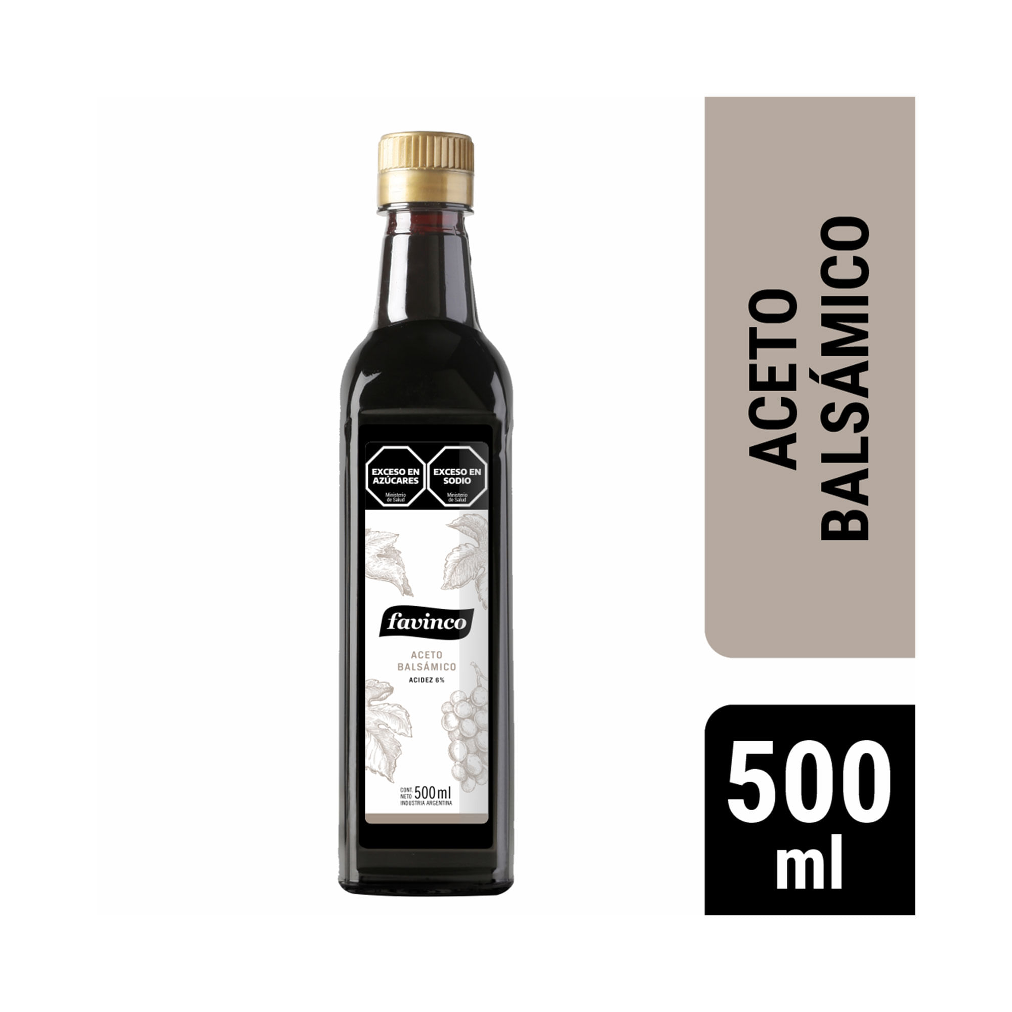 Aceto balsámico Favinco pet 500 cc. - Carrefour
