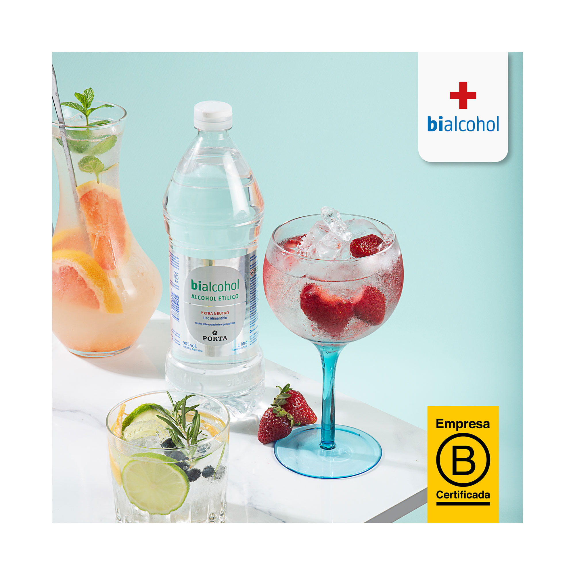 Alcohol etílico Bialcohol extra neutro 1 l. - Carrefour