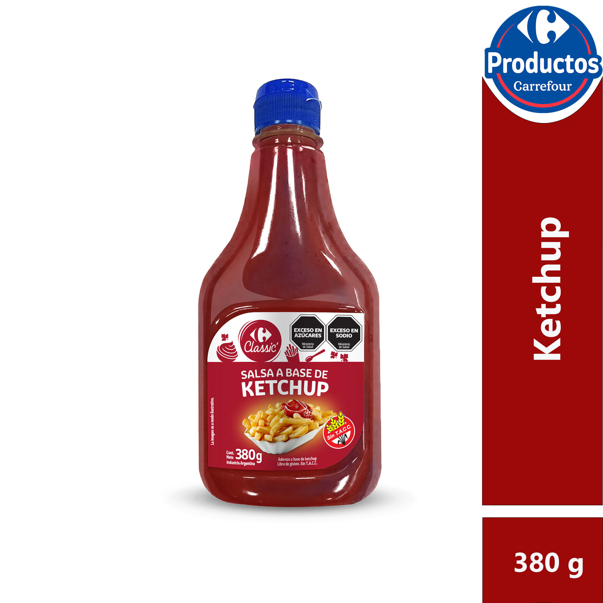 Ketchup Carrefour Classic pet 380 g. - Carrefour