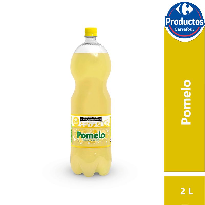 Agua saborizada de pomelo Carrefour Classic con gas pet 2 lts - Carrefour