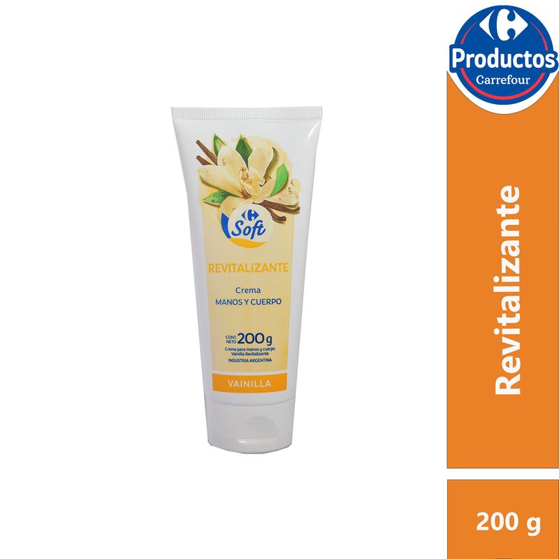 Crema corporal Carrefour soft revitalizante 200 g. - Carrefour