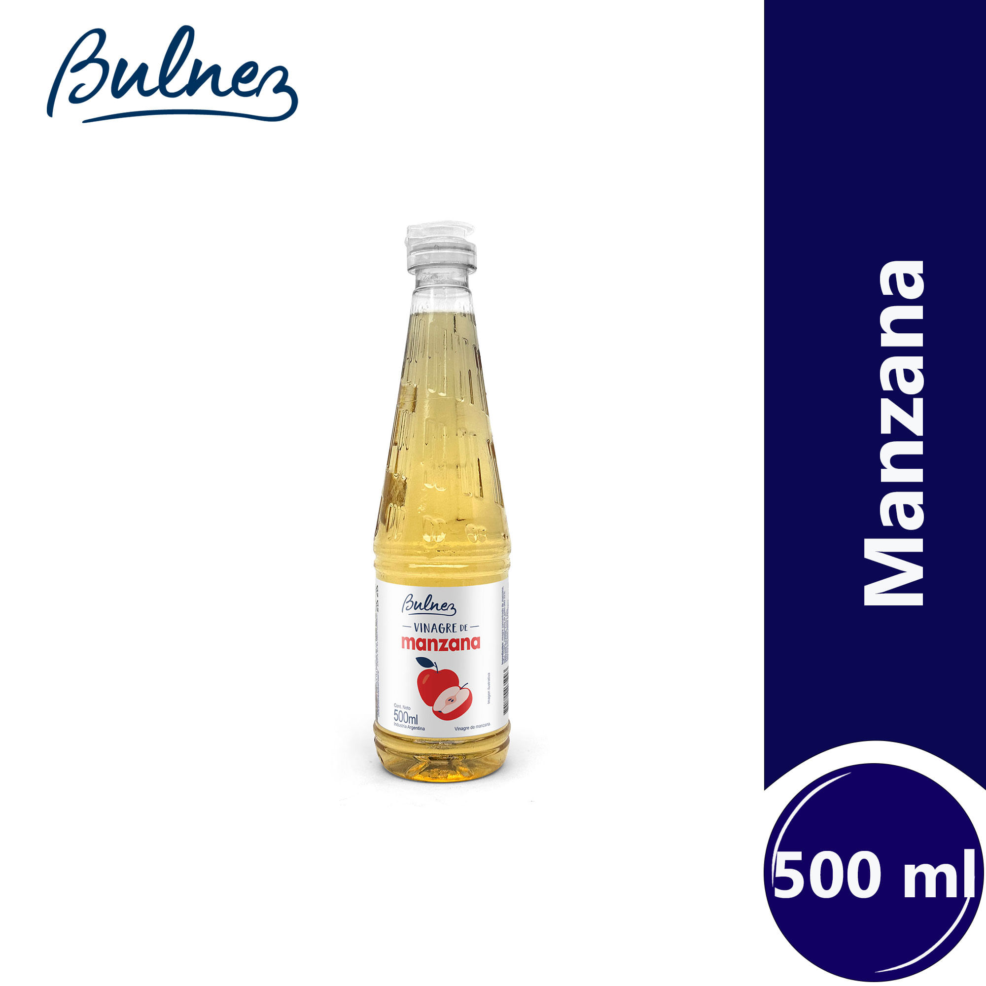 Vinagre de manzana Bulnez en botella 500 cc. - Carrefour