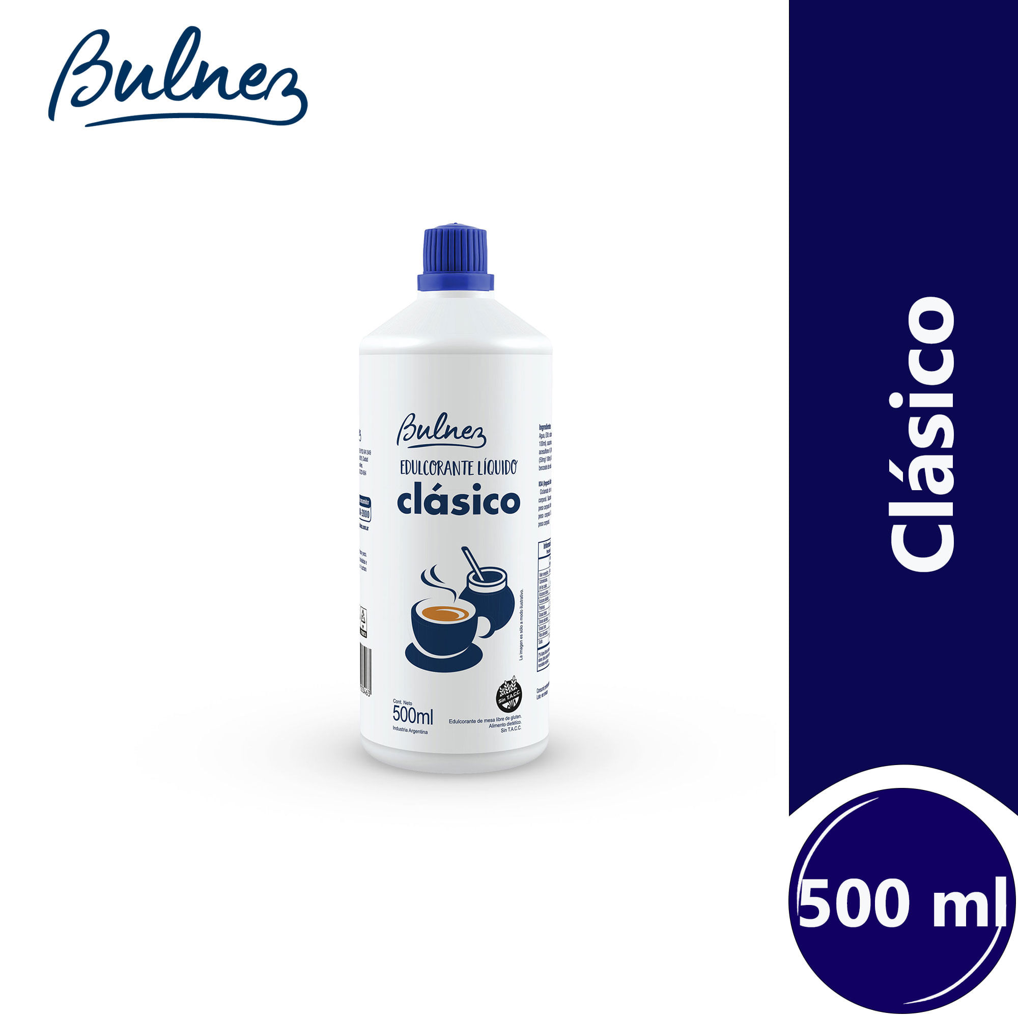 Edulcorante líquido clásico Bulnez 500 cc. - Carrefour