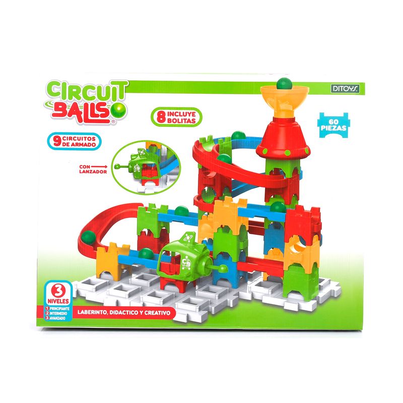 Juego circuit balls de 60 piezas - Carrefour
