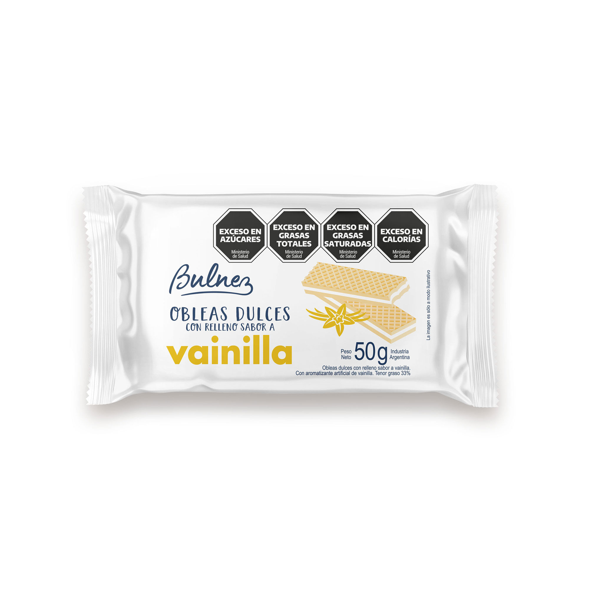 Obleas de vainillas Bulnez 50 g. - Carrefour