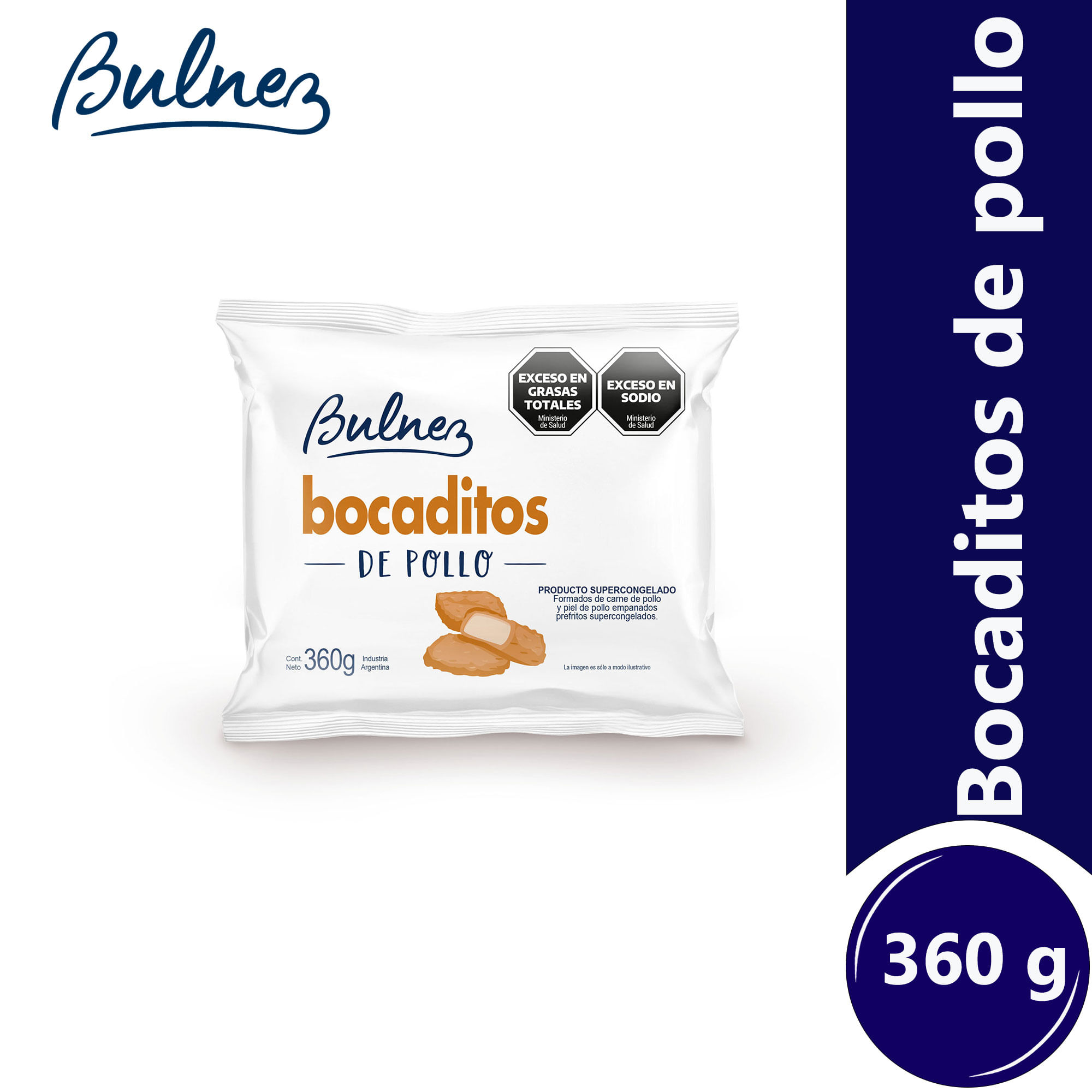 Bocaditos de pollo rebozados Bulnez 360 g. - Carrefour