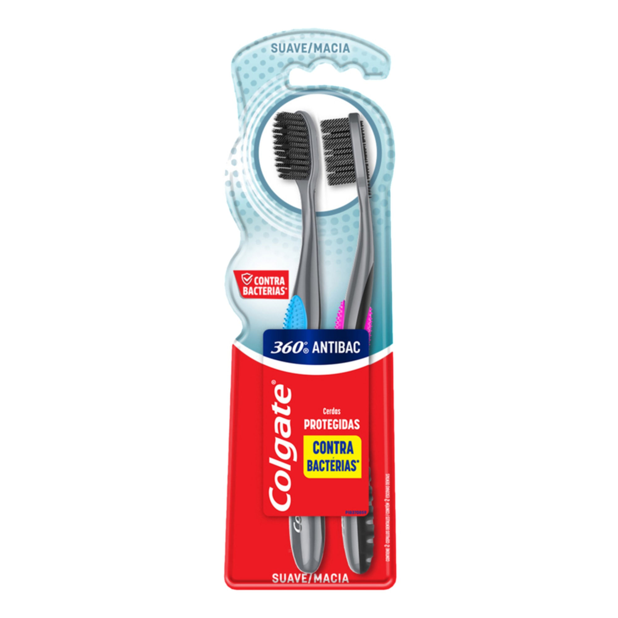 Cepillo Dental Colgate 360° Antibac 2 uni - Carrefour