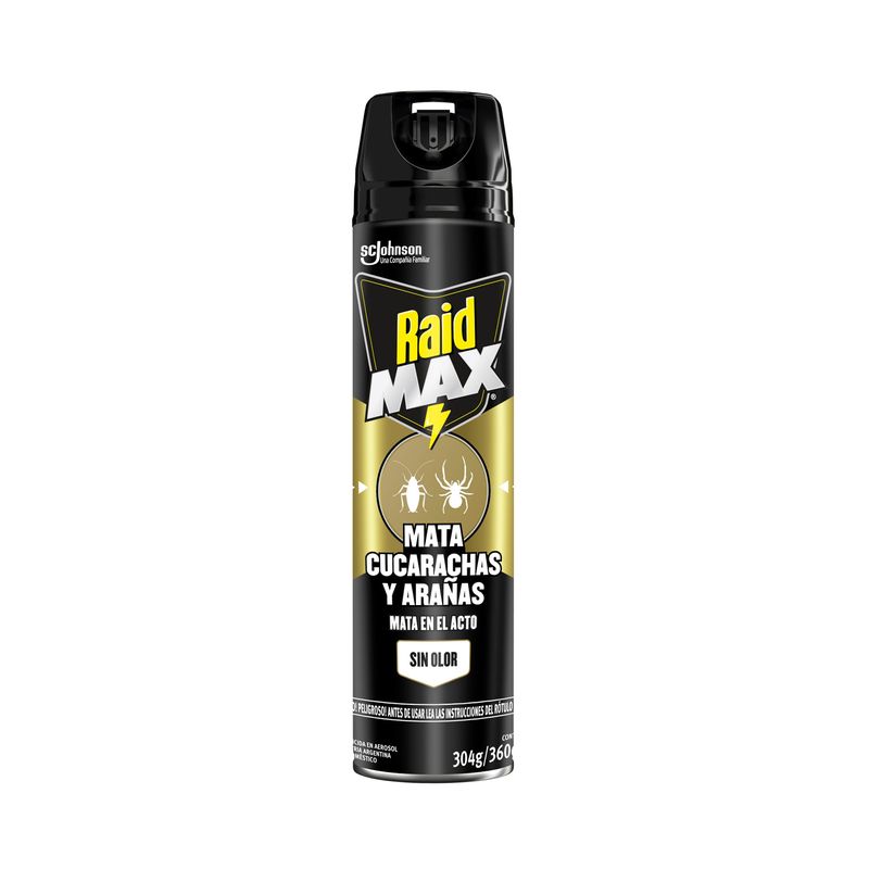 Mata Cucarachas Y Arañas Raid Max Sin Olor En Aerosol 360 Cc Carrefour