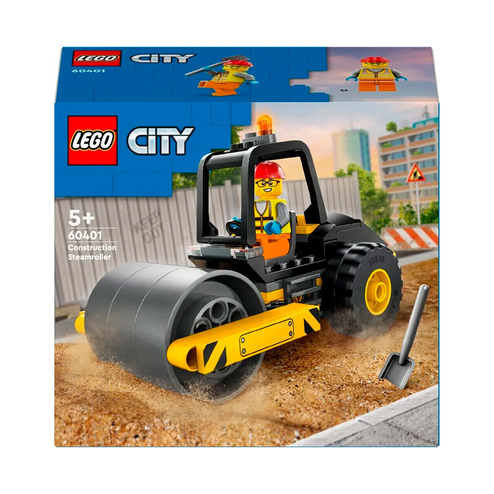 Juego Lego construction steamroller - Carrefour