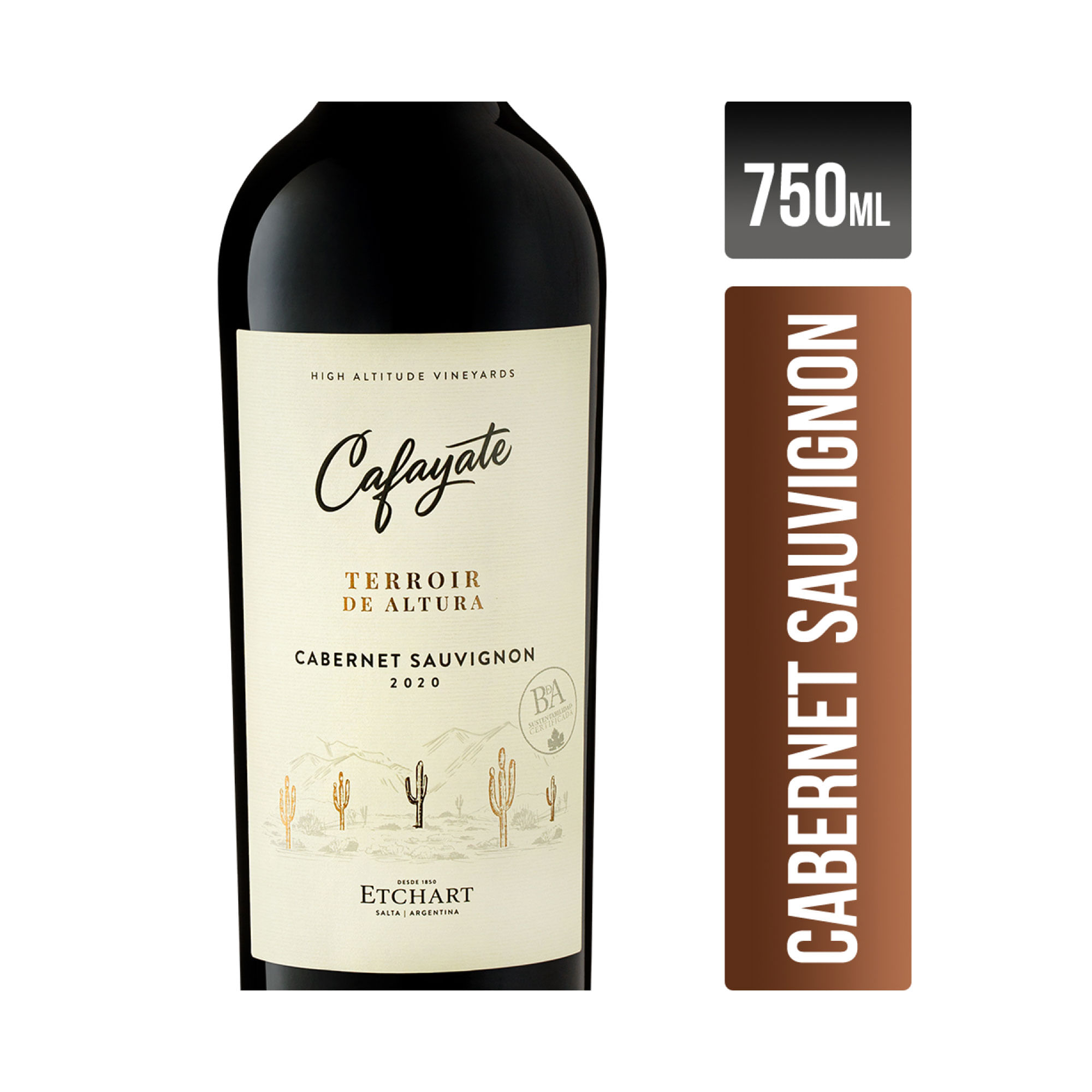 Vino tinto cabernet sauvignon Cafayate terroir de altura 750 cc ...