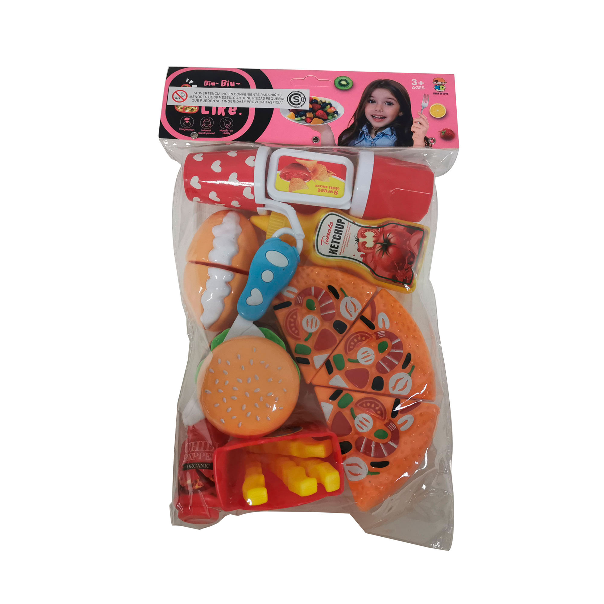 Cesta de comida Xuan Di Toys de 23 piezas - Carrefour