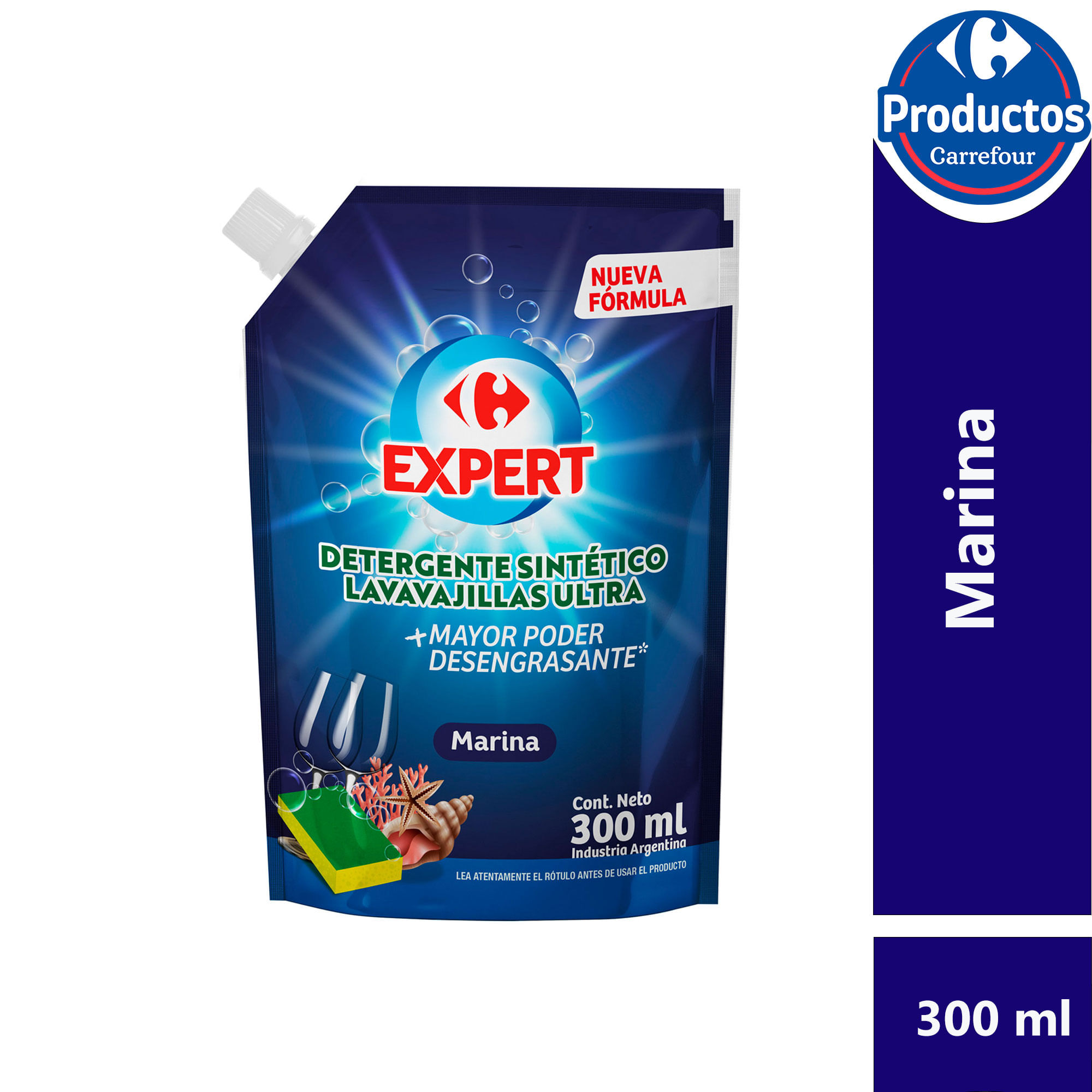 Detergente ultra Carrefour expert marina dp 300 cc. - Carrefour